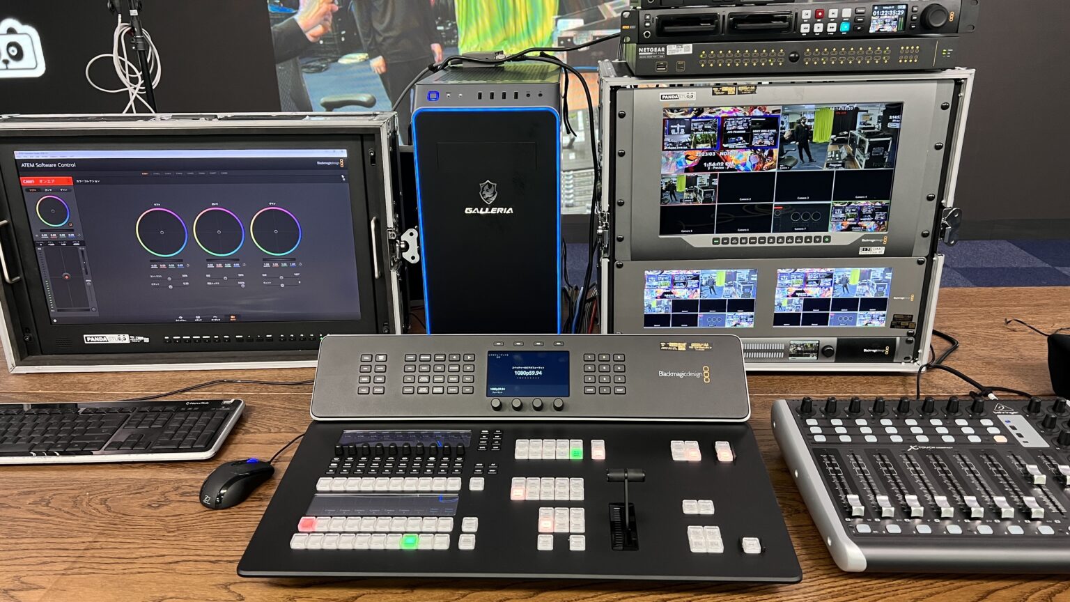 Blackmagic Design ATEM Television Studio HD8 ISOでIP伝送を味わう（エンコーダ付きカメラと ...