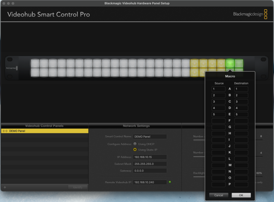 ATEMシリーズのAUXを簡単操作 Videohub Smart Control Proのご紹介 | パンダスタジオ（株式会社 ...